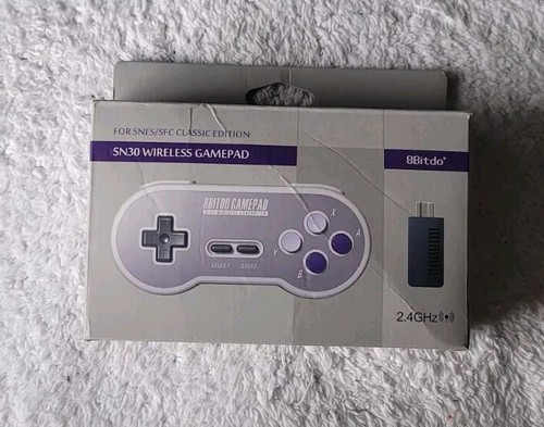 8Bitdo Sn30 2.4G Wireless Gamepad for Original SNES/SFC Classic Edition ...