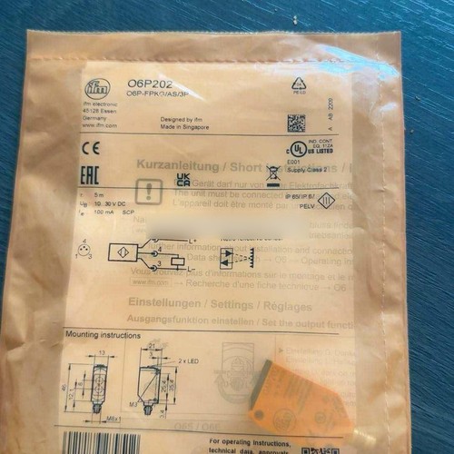 One For IFM New O6P202 photoelectric sensor Free Shipping | eBay