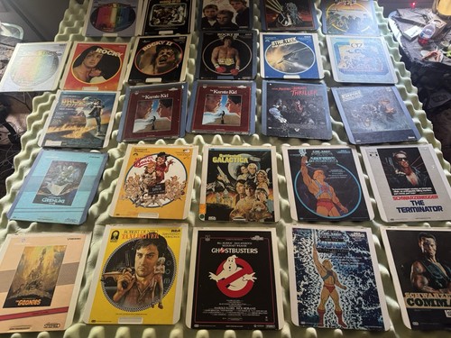 Classic 1980’s RARE CED Video Disc Collection Goonies Back To The ...