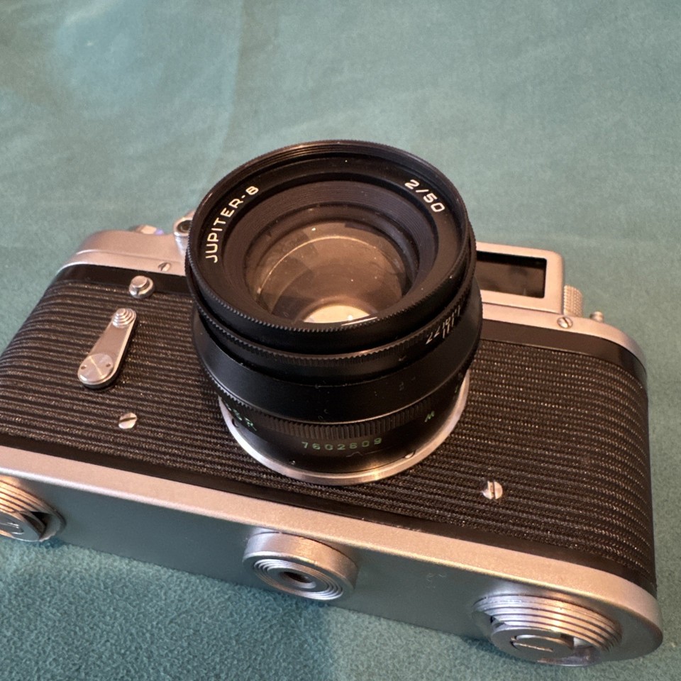 Zorki-4K Soviet Rangefinder Camera With Jupiter-8 50mm F/2 Lens ...