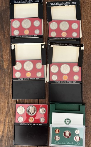 LOT Of 5 1976-S U.S. Clad Proof Set Bicentennial AND 1997-S Proof Set | eBay