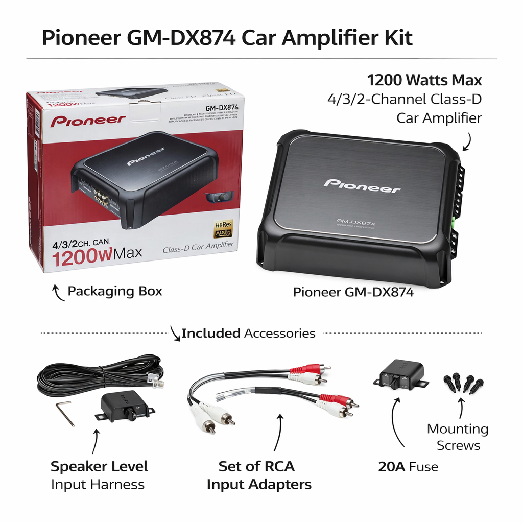 Pioneer 4 Channel Amplifier