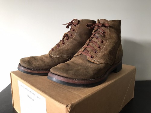 At The Front WWII US Army Roughout Boots 8D Reproduction | eBay