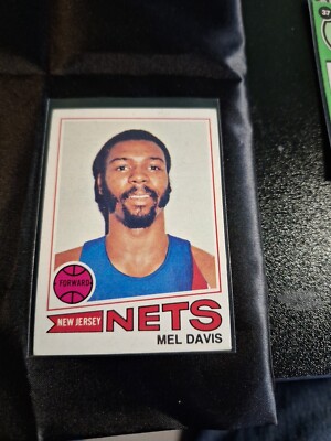 1977-78 TOPPS BASKETBALL SET BREAK #38 MEL DAVIS NO CREASES NICE CARD ...