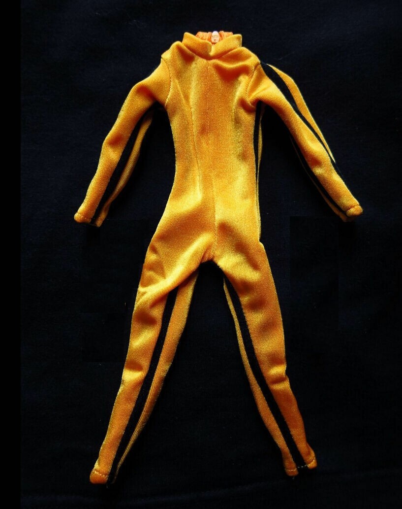 1/6 Scale Game of Death Yellow Kung Fu Bodysuit For 12" Hot Toys Figure ...