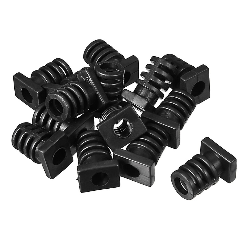 15Pcs PVC Square Strain Relief Cord Boot Protector Sleeve Power Tool ...