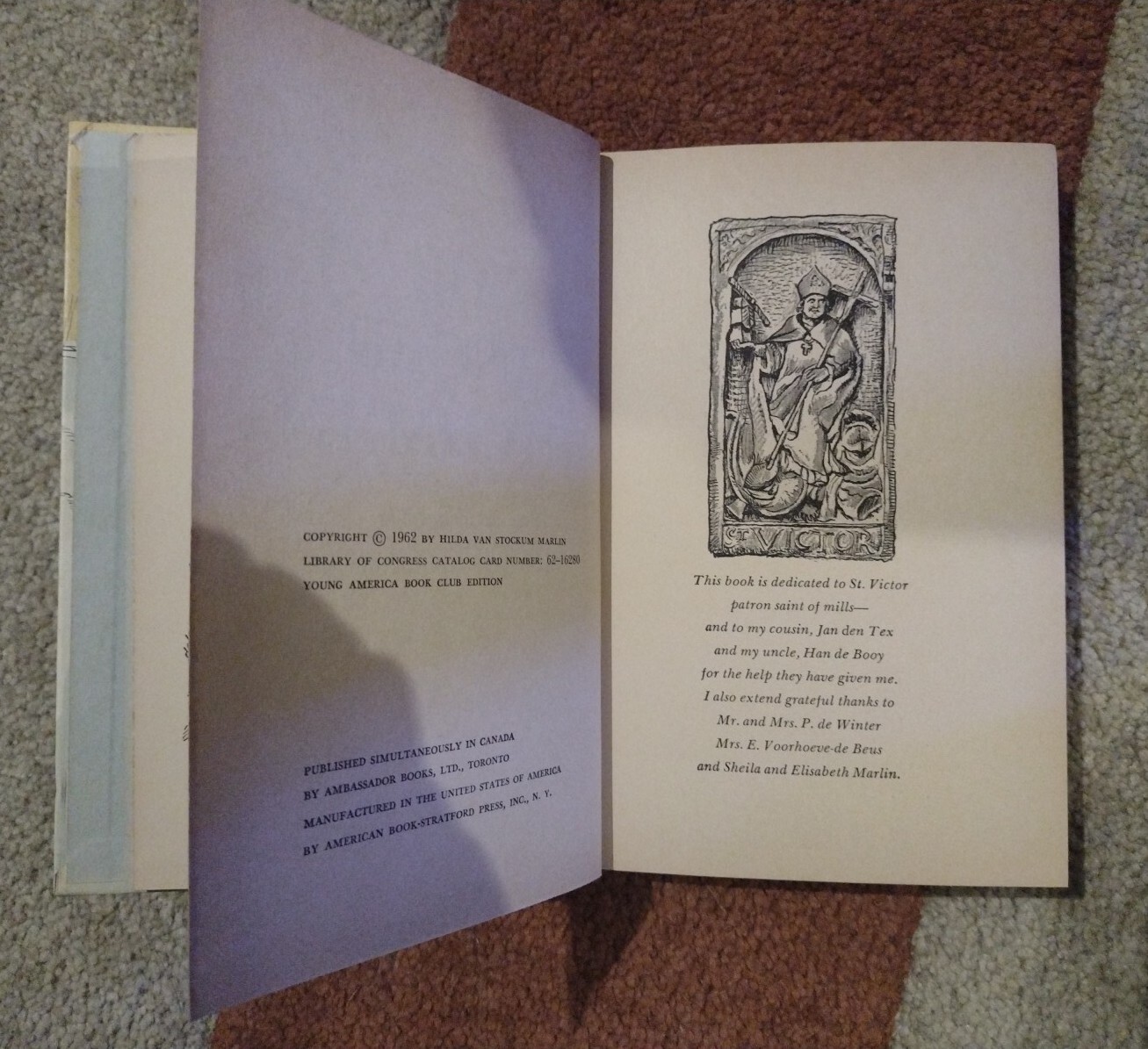 THE WINGED WATCHMAN BY HILDA VAN STOCKUM -DUTCH CHILDRENS AUTH RARE ...