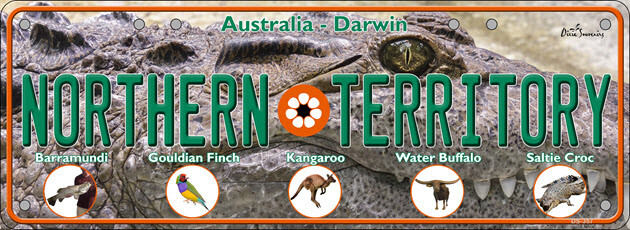 Northern Territory NT Darwin Australia Number Plates Licence Sign ...