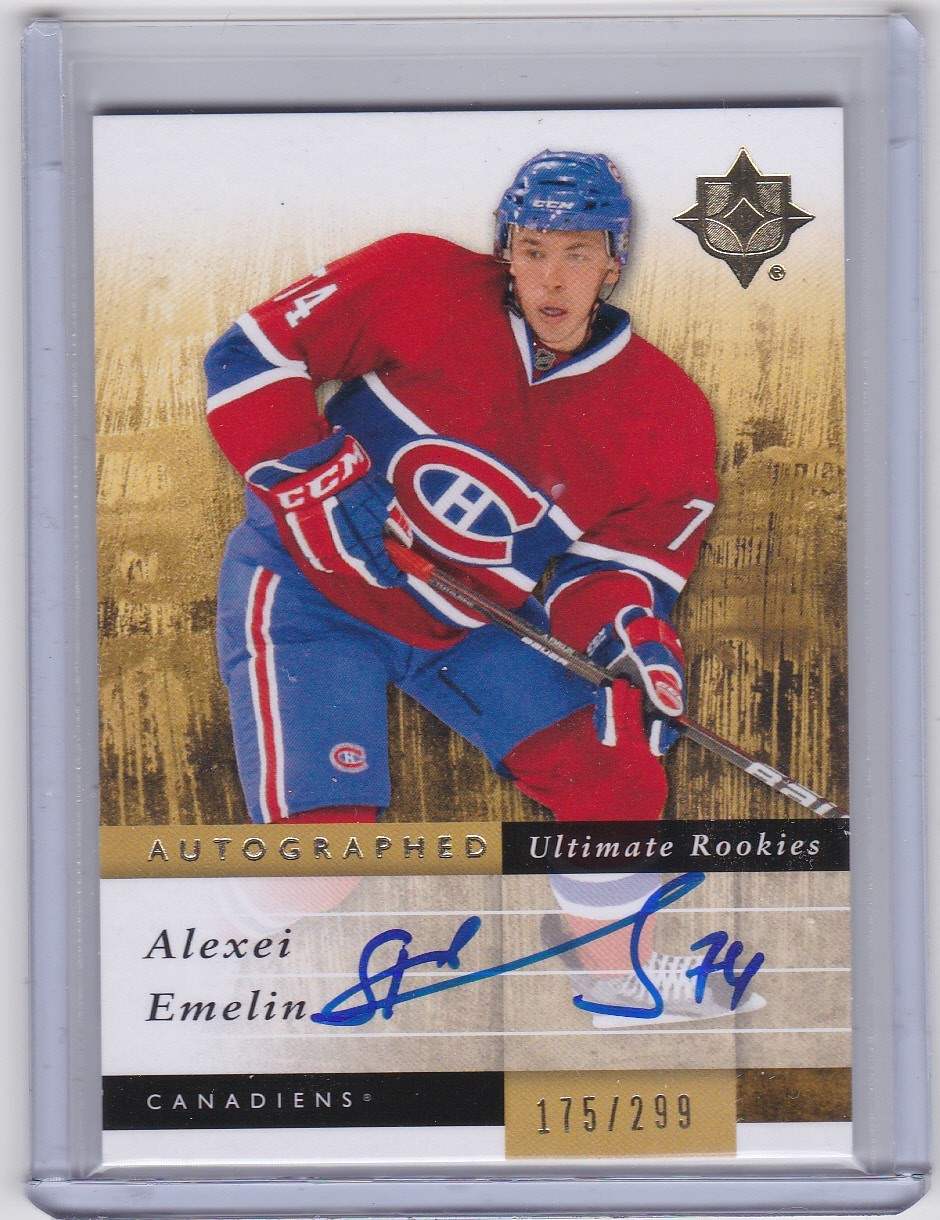 MONTREAL CANADIENS 2011-12 ULTIMATE COLLECTION ALEXEI EMELIN ...