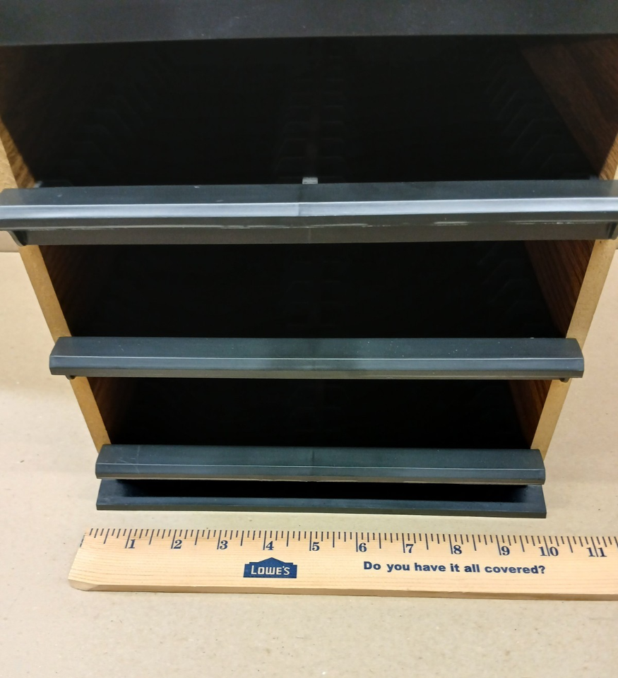 Vintage Audio Cassette Tape Storage Rack - Woodgrain - Nice! | eBay