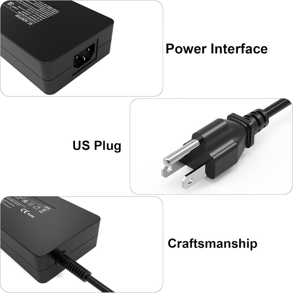 400w Charger For Lenovo Legion Pro 7i 9i RTX 5090 5080 Gaming Laptops ...