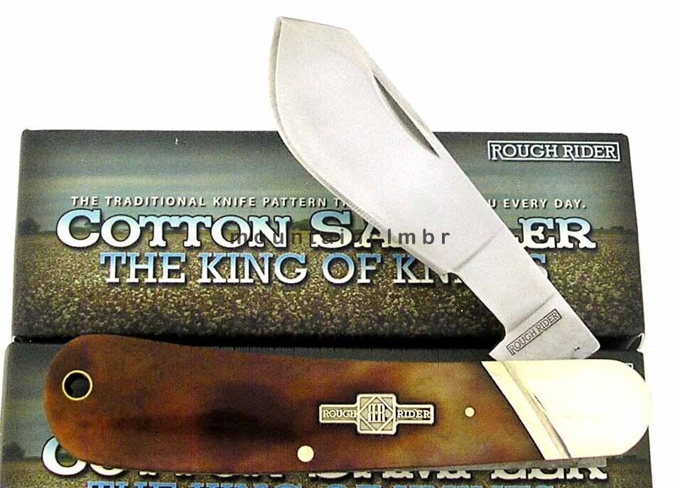 Rough Rider Cotton Sampler Folder Smooth Brown Bone Hdl 4 1/8" Closed ...