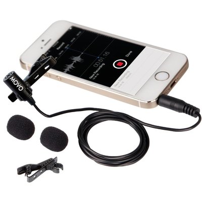 Movo PM10 Lavalier Lapel Clip-on Microphone for iPhone/iPad/Android/Smartphones | eBay