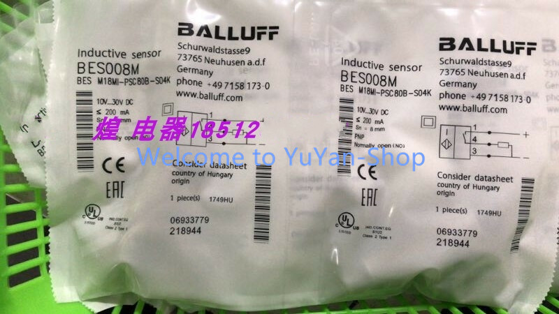 1PC NEW FOR BALLUFF BES M18MI-PSC80B-S04K Proximity Switch BES008M | eBay