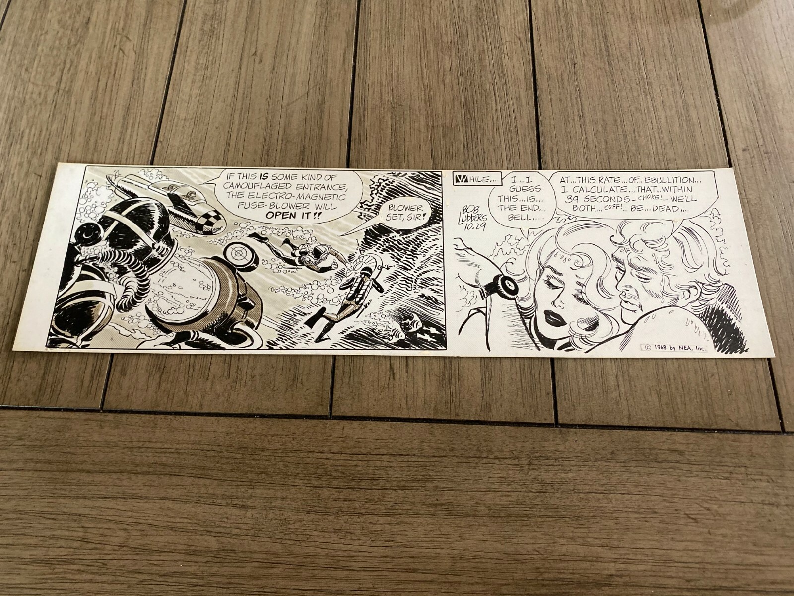 #681029 ROBIN MALONE Original Daily Strip Art by Bob Lubbers October 29 ...