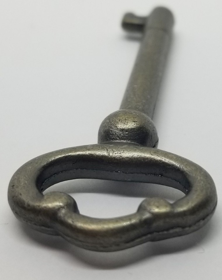 ANTIQUE BRASS KEY for 1810 6536 Lock skeleton vintage old door cabinet ...