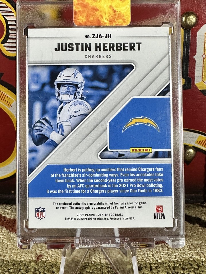 justin herbert auto 1/1 | eBay