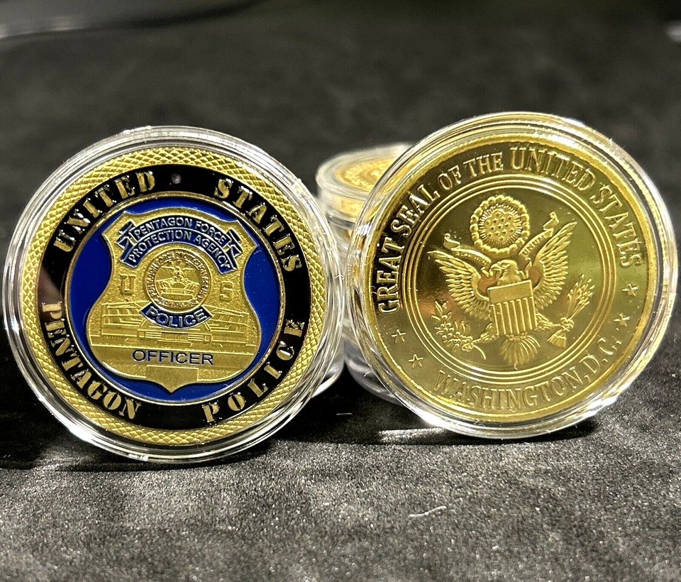 Challenge Coin United States US Pentagon POLICE Division - PPD | eBay