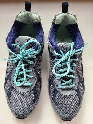 Fila Womens Windshift 15 5HR18055-254 Gray Turquoise Running Shoes ...