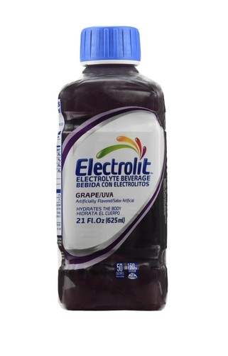 Electrolit Electrolyte Hydration & Recovery Drink 21oz Grape Uva 12 ...