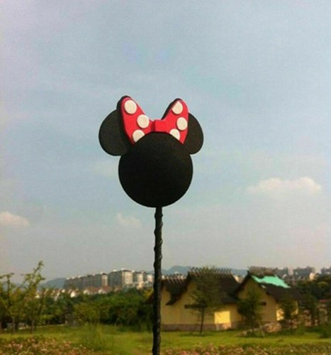 2025 Car Antenna Toppers Cute Red Minnie Aerial Ball Antenna Topper ...