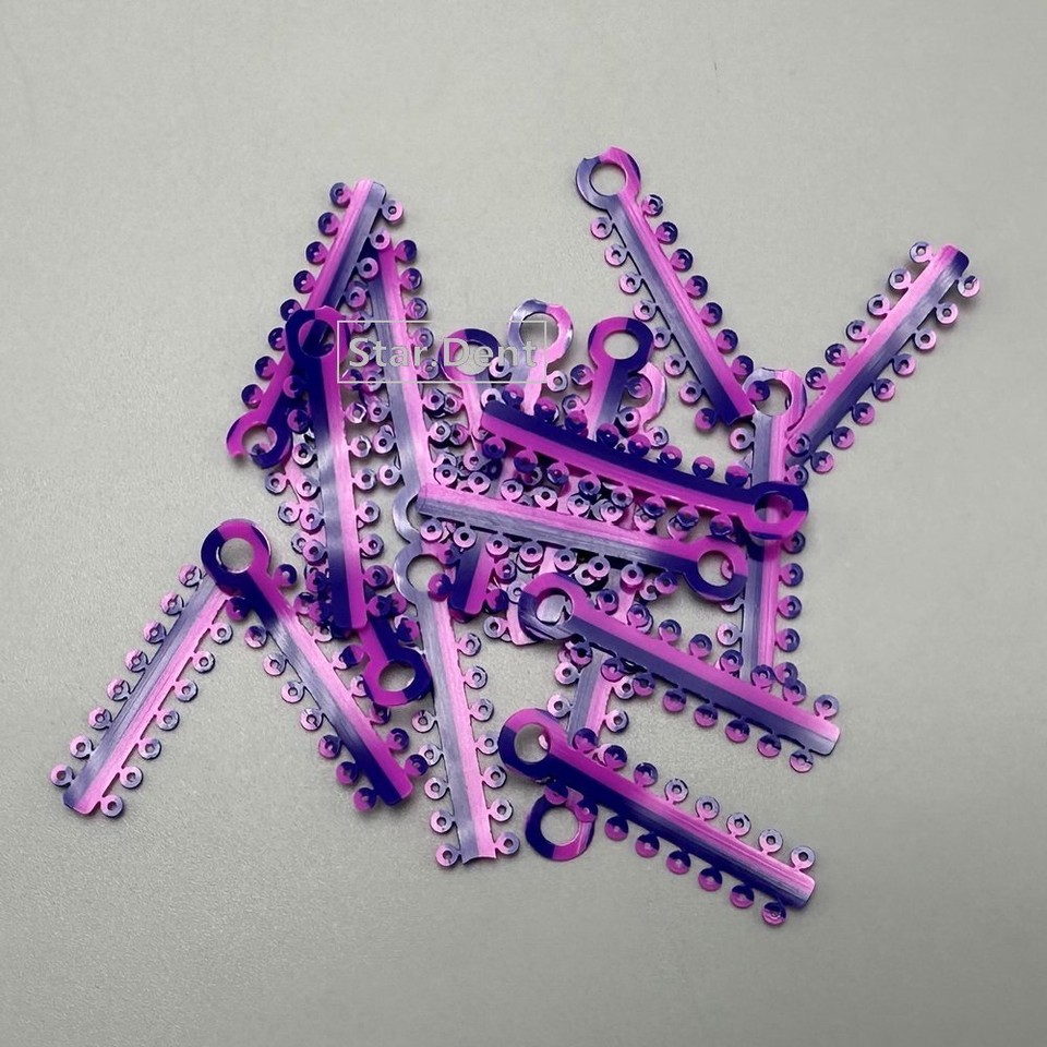 Dental Orthodontic Elastic Ligature Ties Rubber Bands Bracket Brace ...