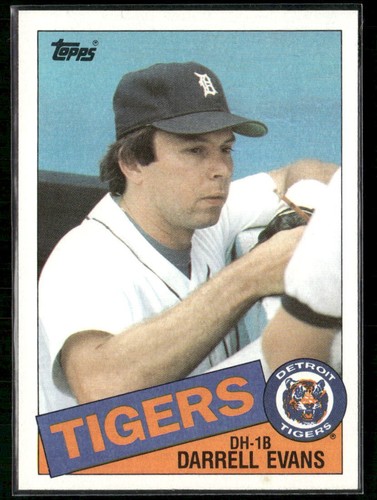 1985 Topps #792 Darrell Evans | eBay