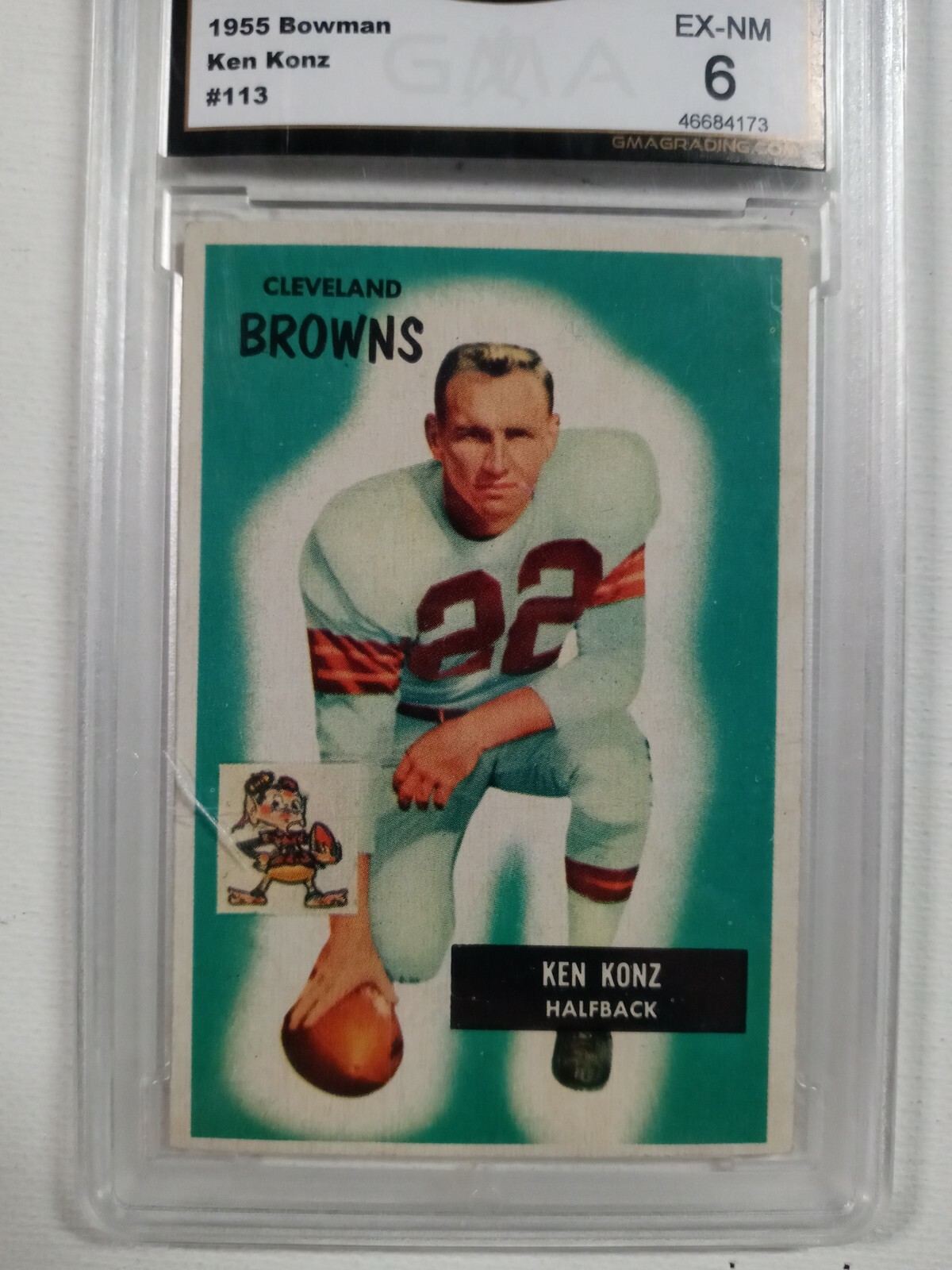 1955 Bowman - #113 Ken Konz (RC) for sale online | eBay