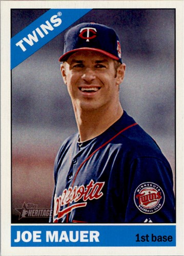 2015 Topps Heritage Baseball Card 400a Joe Mauer Ebay 1444