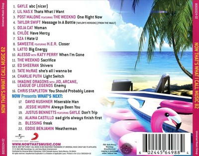 VARIOUS ARTISTS NOW, VOL. 82 [2022] NEW CD 602445649884| eBay