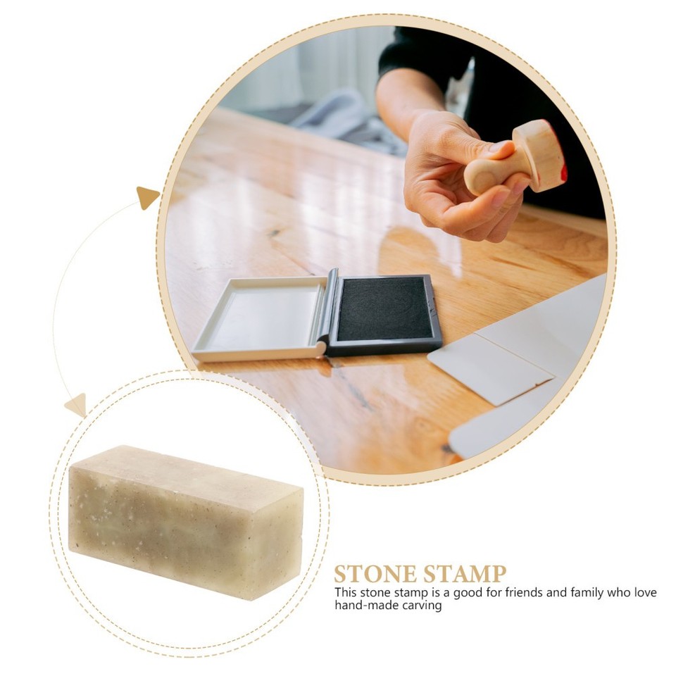 Name Stamp For Painting Seal Engraving Tools Blank Stone Chinese | eBay UK