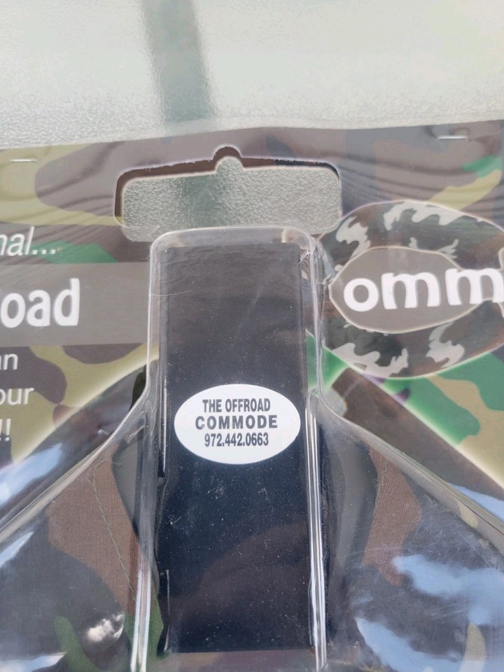 ORC Off-Road Portable Commode Hitch Camo Seat Emergency Toilet Camping ...