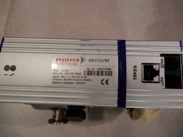 Pfeiffer Vacuum D-35614 Asslar Pbr260 Compact Full Range BA Gauge for ...