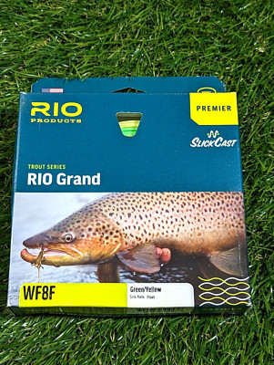 **NEW** RIO Products Premier Trout Series RIO Grand WF8F Green/Yellow ...