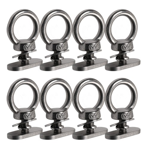 M6 Slot Channel Nuts Eye Bolts Slider Rhino Pioneer Roof Rack Track ...