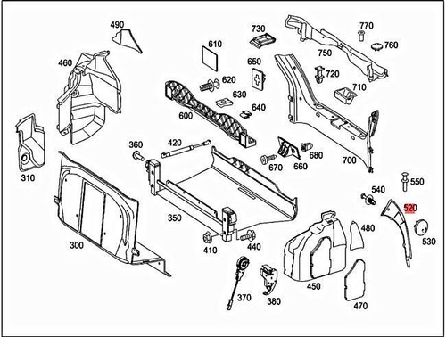 Genuine MERCEDES A209 CLK Convertible A209 Cover 2096930833 | eBay