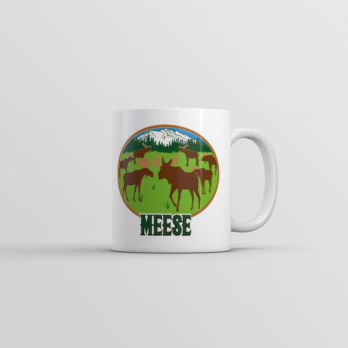 Meese Mug Funny Sarcastic Animal Coffee Cup 197287274184 | eBay