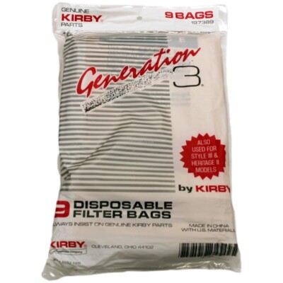 Original Kirby G3 Paper Bag 9 Pack | eBay