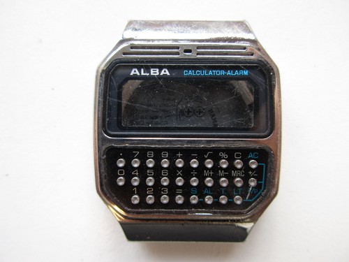 Alba Calculator-Alarm watch case - Y739-6000 - pre-owned | eBay
