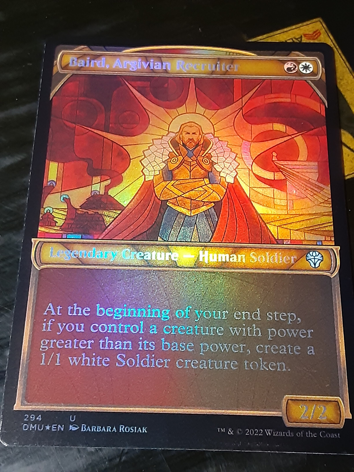 Baird Argivian Recruiter Showcase FOIL ,Dominaria United ,NM, MTG,FREE ...