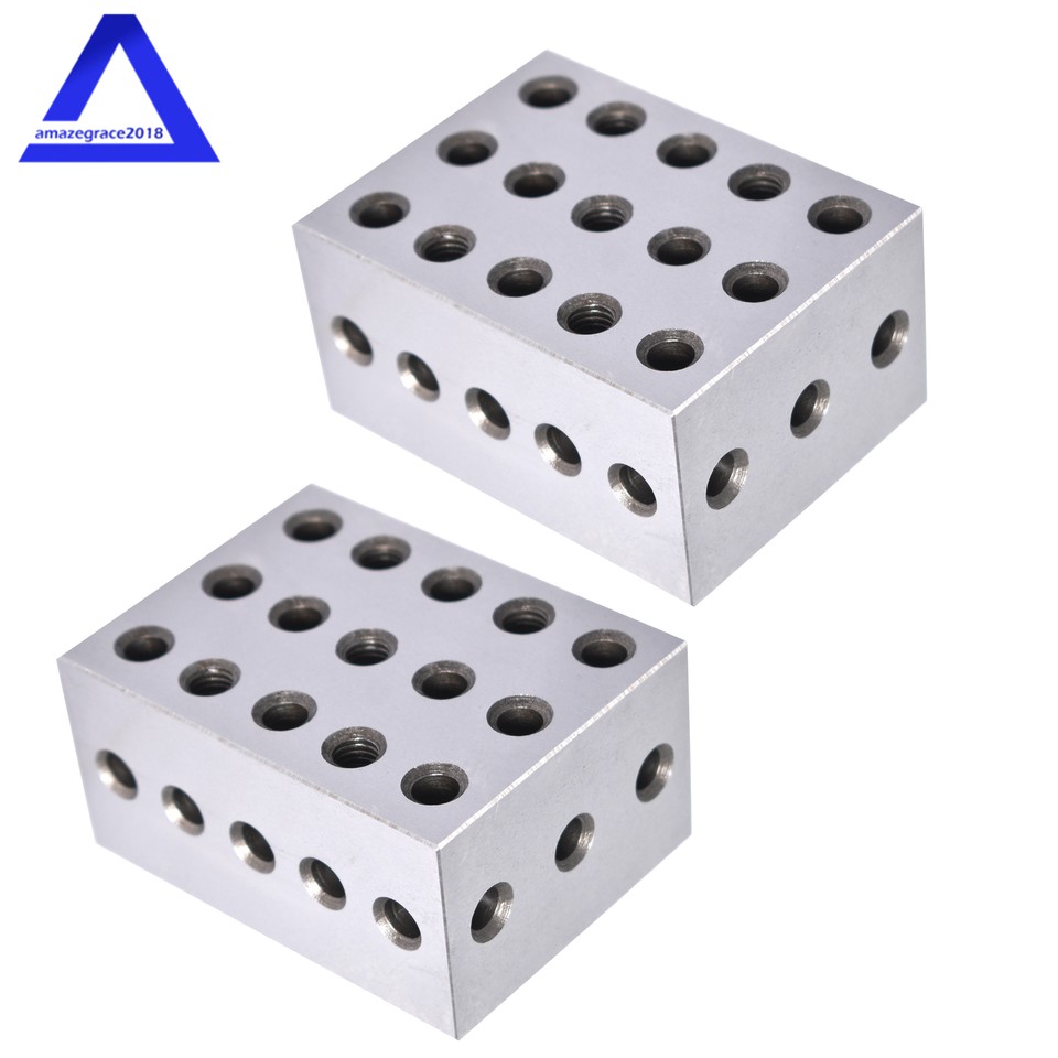 2 Matched Pair 2-3-4 234 Blocks 23 Holes Ultra Precision 0.0002 ...