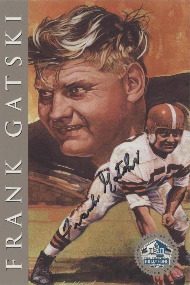 1998 NFL Hall of Fame Signature Series - Frank Gatski Autographs /2500 ...