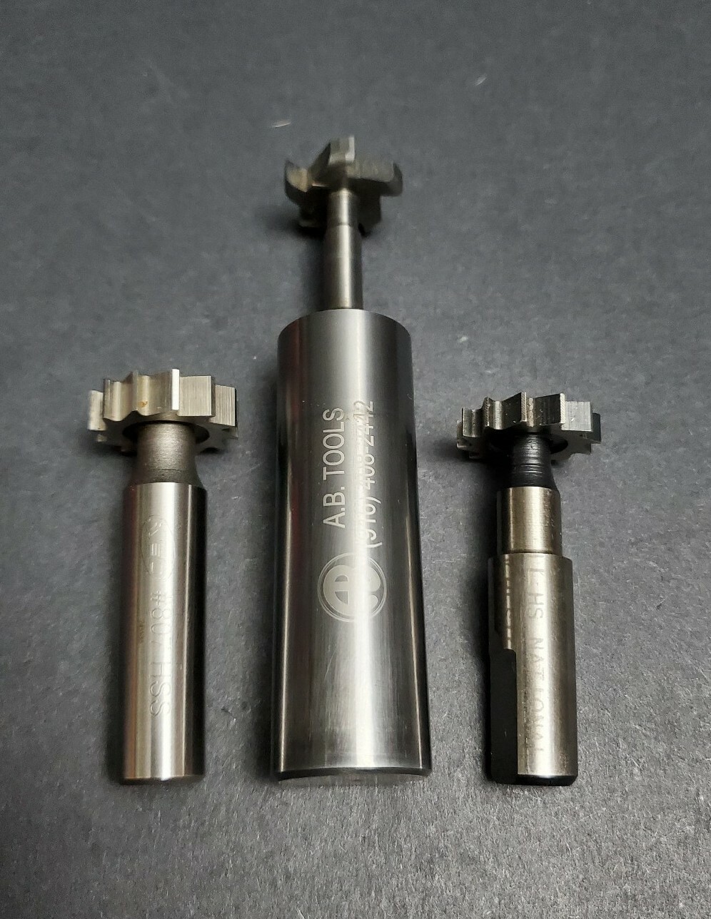 NICE USA Carbide & HSS Woodruff Keyseat Cutters 1/4" 3/16" 5mm ...