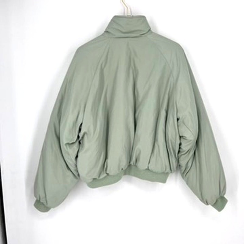 Brandy Melville Faith Reversible Puffer Jacket Oversized Pink Green ...