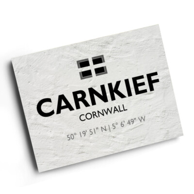 A4 PRINT - Carnkief, Cornwall - Lat/Long SW7852 | eBay UK