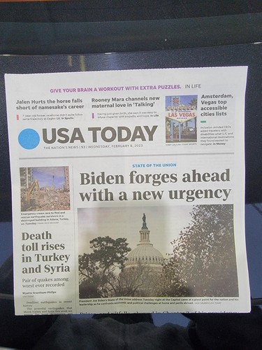 USA TODAY NEWSPAPER FEBRUARY 8, 2023 Unread | eBay