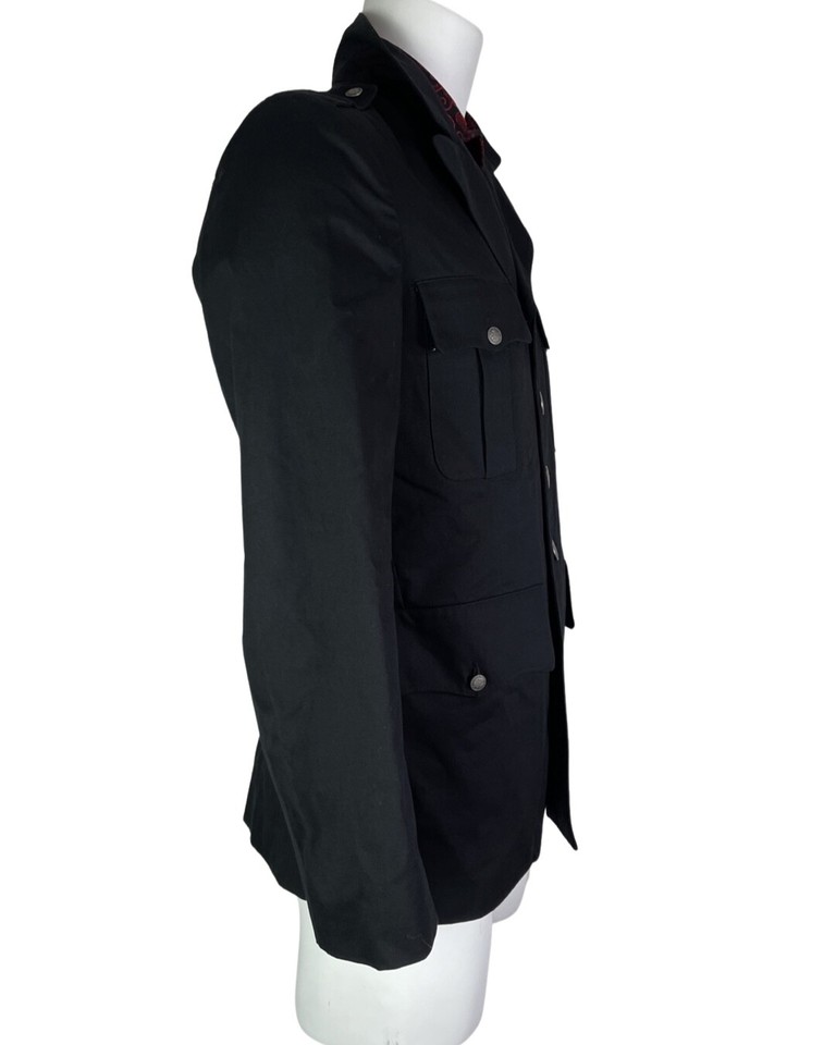SHRINE GOTHIC MILITARY X-FORCES VICTORIAN PUNK EMO BLAZER COAT JACKET ...