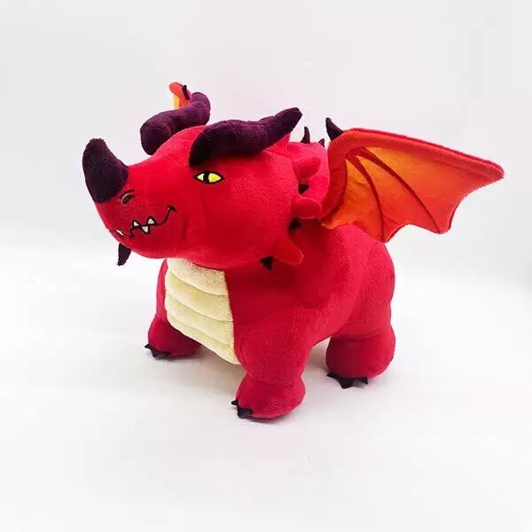 Themberchaud Plush Toys Doll Red Flying Dragon Stuffed Animal Plushies ...