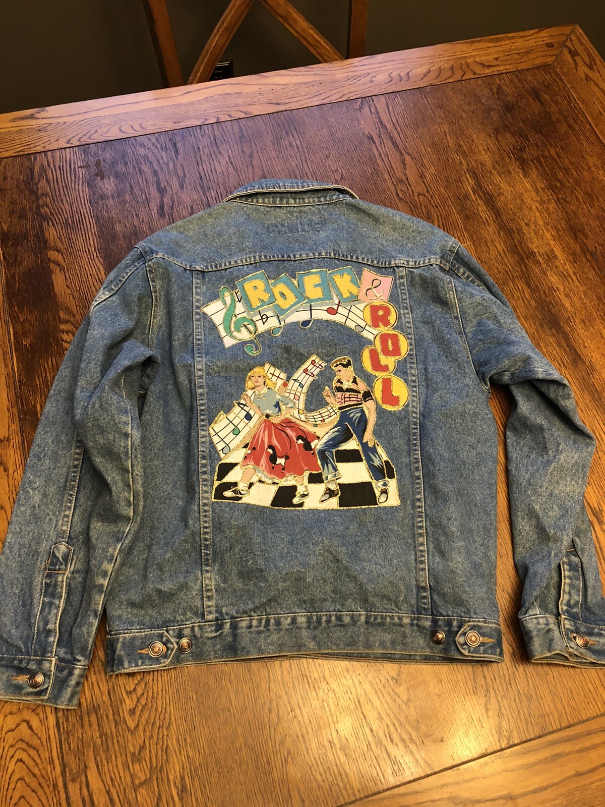 50’s Do The Twist Rock & Roll Custom Embellished Blue… - Gem