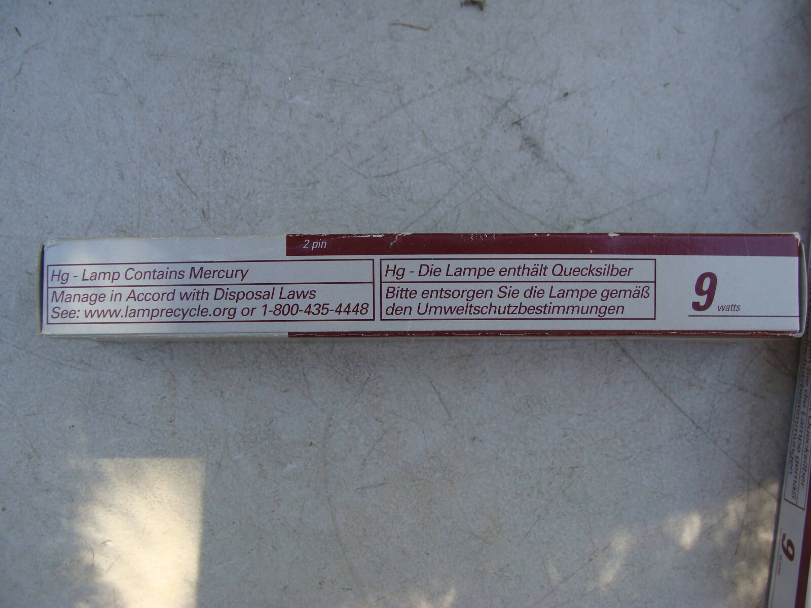 Lot of 8 - GE F9BX/SPX27/827 9W=30W 2 Pin T4 Compact Fluorescent Light ...